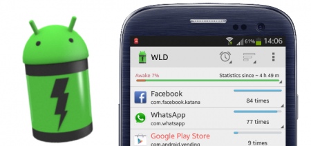 Wakelock Detector: uitgebreid inzicht in apps die veel accu verbruiken