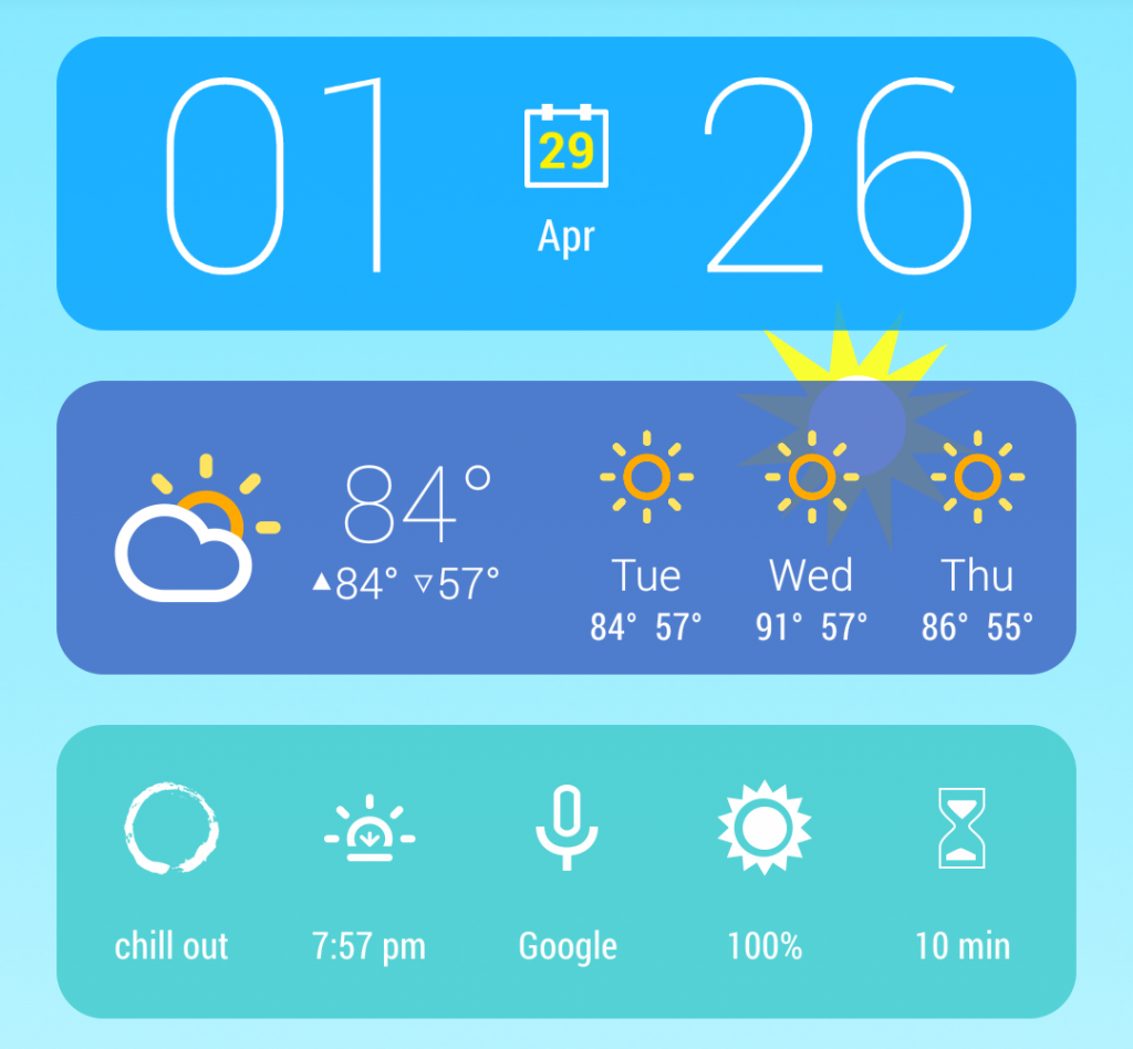 HD Widgets 4 verschenen in Play Store met verfrissende interface