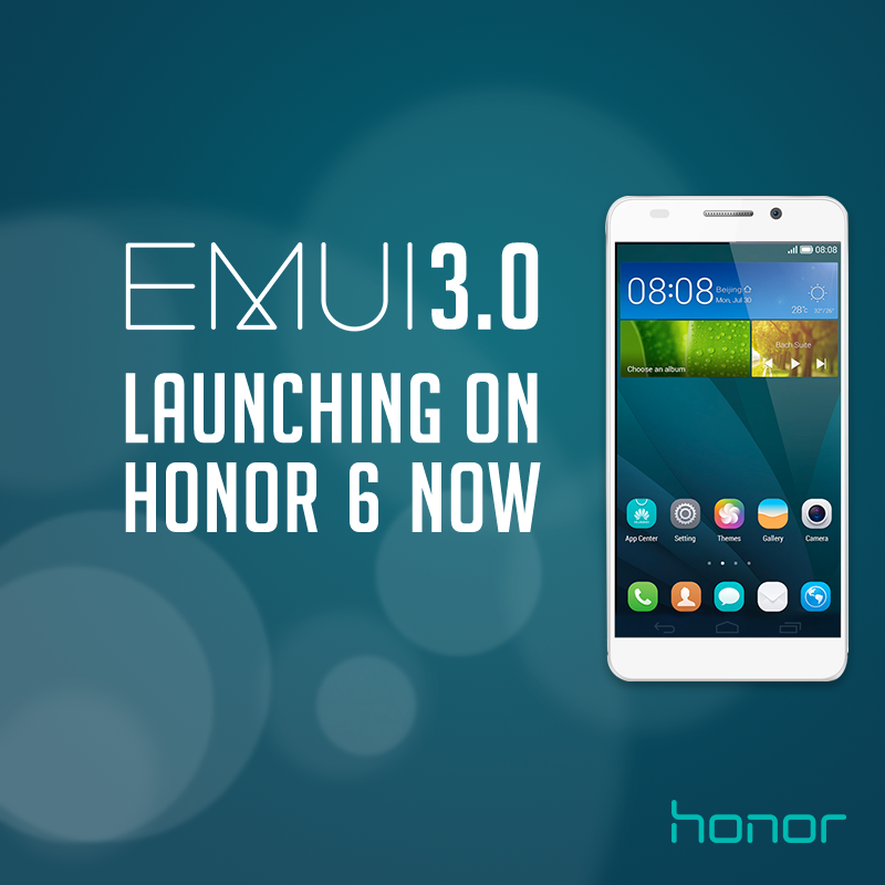 Honor 6: EMUI 3.0 wordt vanaf nu uitgerold in Nederland