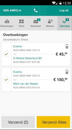 ABN Amro vernieuwt mobiel bankieren-app