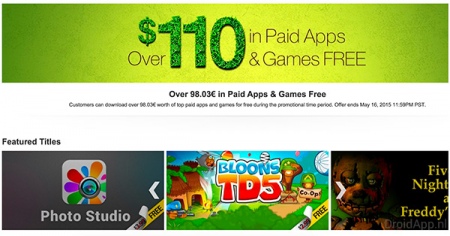 38 gratis apps en games voor Android in Amazon Appstore