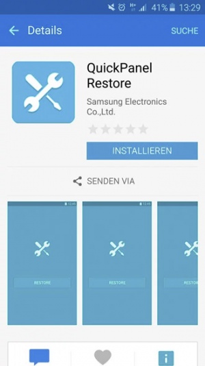 Samsung QuickPanel Restore brengt snelle instellingen terug