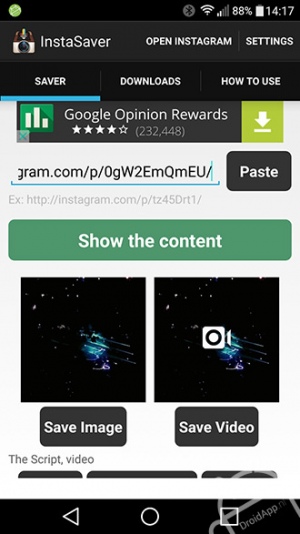 InstaSaver: download foto's en video's van Instagram