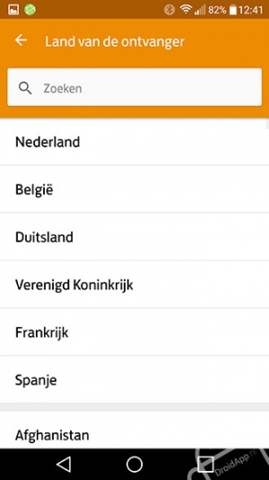PostNL app 3.6.0: postcode en adres zoeken en internationale leveringen