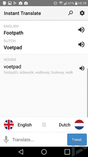 Instant Translate: een interessante vertaal-app voor Android