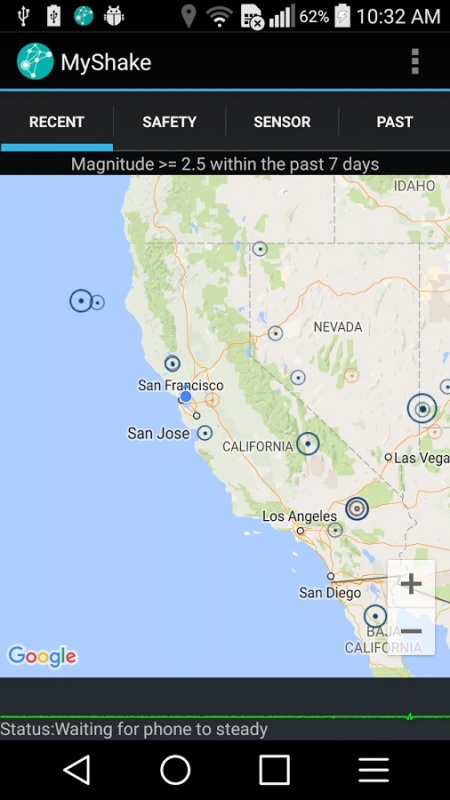MyShake: smartphone als detector voor aardbevingen