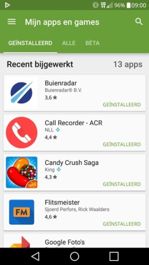 Google rolt bèta-tab Play Store uit naar iedereen