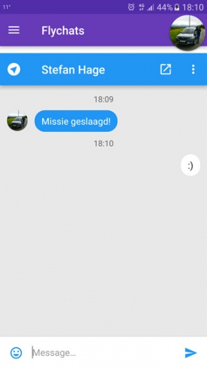 Flychat: favoriete chat-apps altijd op de voorgrond, en razendsnel chatten