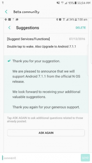 Samsung slaat Android 7.0 Nougat voor Galaxy S7 (Edge) over; direct ...