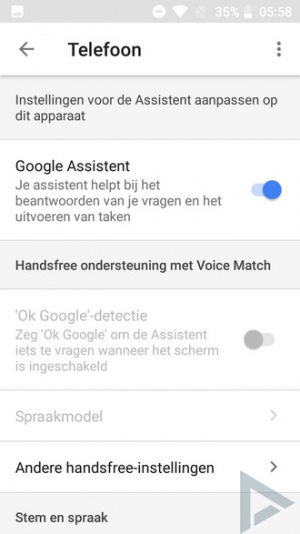 Google test Google Assistent in het Nederlands (screenshots)