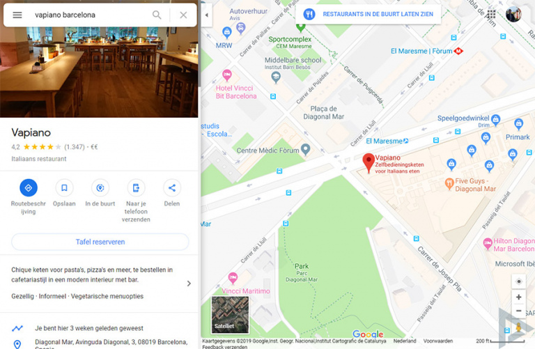Google Maps: webversie brengt nieuw Material Theme design
