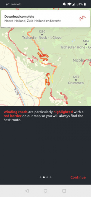 Calimoto: ideale app voor motorrijders met routes, trip planner en meer