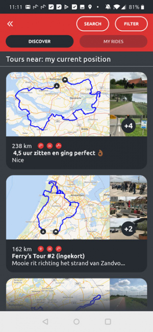 Calimoto: ideale app voor motorrijders met routes, trip planner en meer