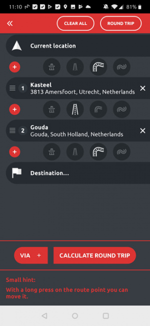Calimoto: ideale app voor motorrijders met routes, trip planner en meer