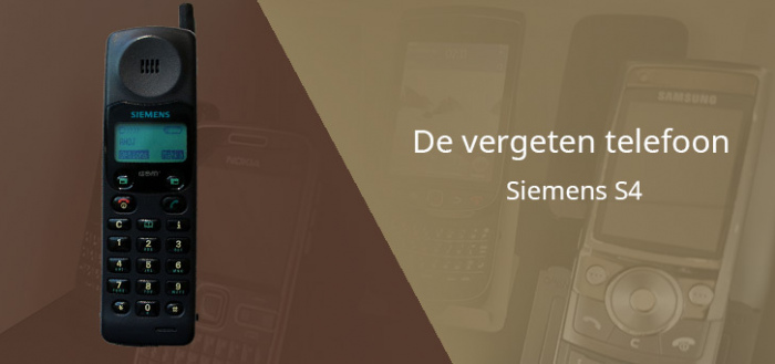 De vergeten telefoon: Siemens S4 uit 1996