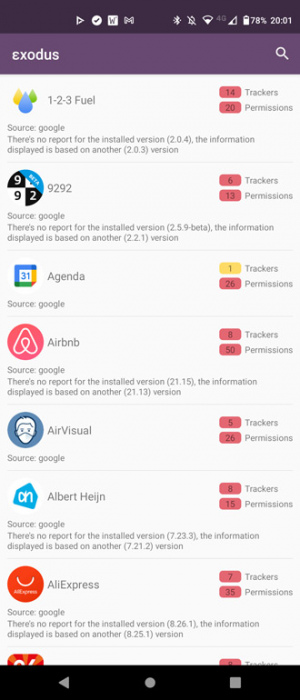 Exodus Privacy app geeft je snel inzicht in machtigingen en (onterechte ...