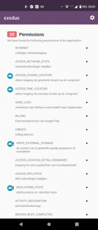 Exodus Privacy app geeft je snel inzicht in machtigingen en (onterechte ...
