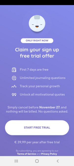 Reflectly app: een slim dagboek die het makkelijker maakt