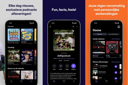 Podcast-app Podimo beschikbaar in Nederland: podcasts en audioboeken