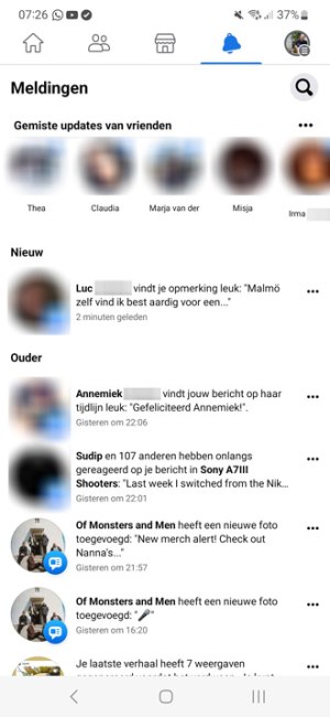 Facebook komt met nieuw meldingen-overzicht 'Gemiste updates'