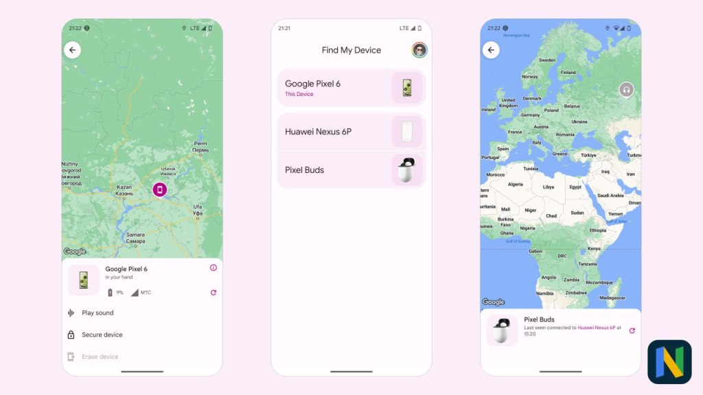 Google rolt grote Material You-update uit voor 'Find My Device'