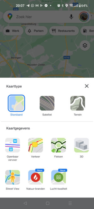 Google Maps komt met twee nieuwe lagen: natuurbranden en luchtkwaliteit