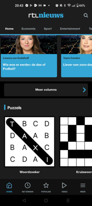 RTL Nieuws app: update brengt handige feature en puzzels