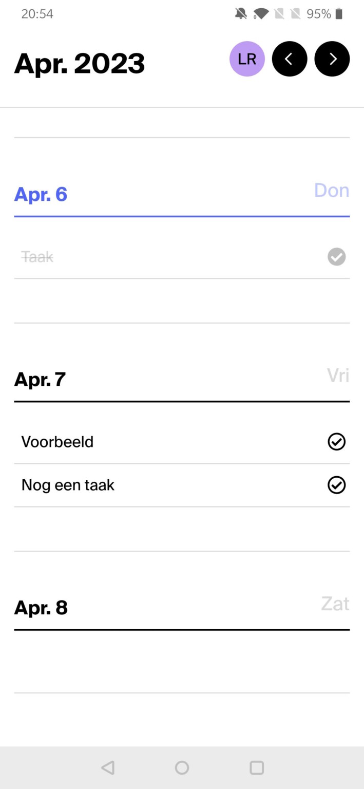 Tweek app: overzichtelijke to-do lijst en agenda