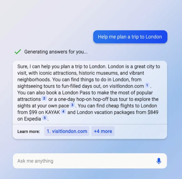 Microsoft Bing Chat voor iedereen beschikbaar; alternatief voor ChatGPT