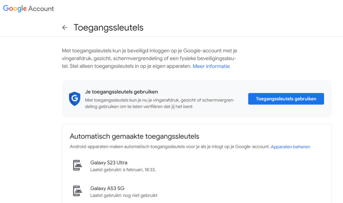 Google introduceert Passkeys: inloggen zonder wachtwoord