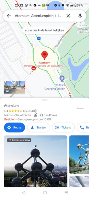 Google Maps voegt stilletjes ook 'Immersive View' toe voor Belgische steden
