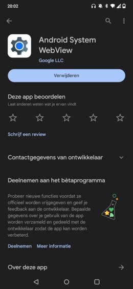 Android System WebView: wat is het en waarvoor wordt het gebruikt?