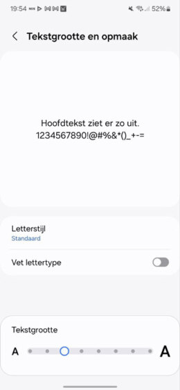 Samsung Galaxy tip: zo pas je het lettertype en de lettergrootte aan