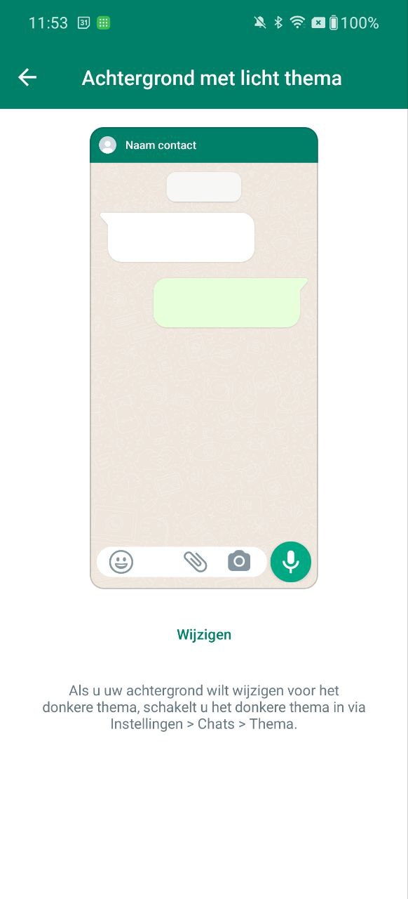 WhatsApp achtergrond aanpassen: zo gemakkelijk is dat