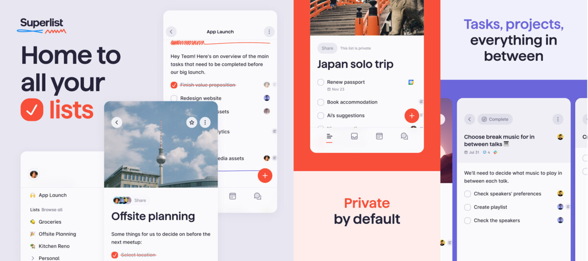 Superlist is nieuwe, gratis to-do app van makers Wunderlist