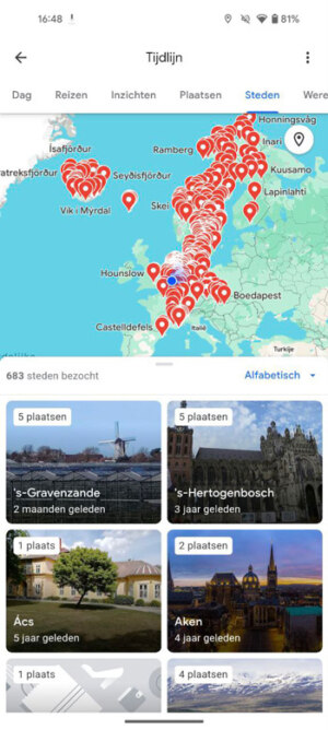 De grote Google Maps gids: zo gebruik je de handige Tijdlijn