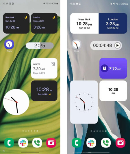 One UI 7 van Samsung krijgt nieuwe Klok-app (screenshots)