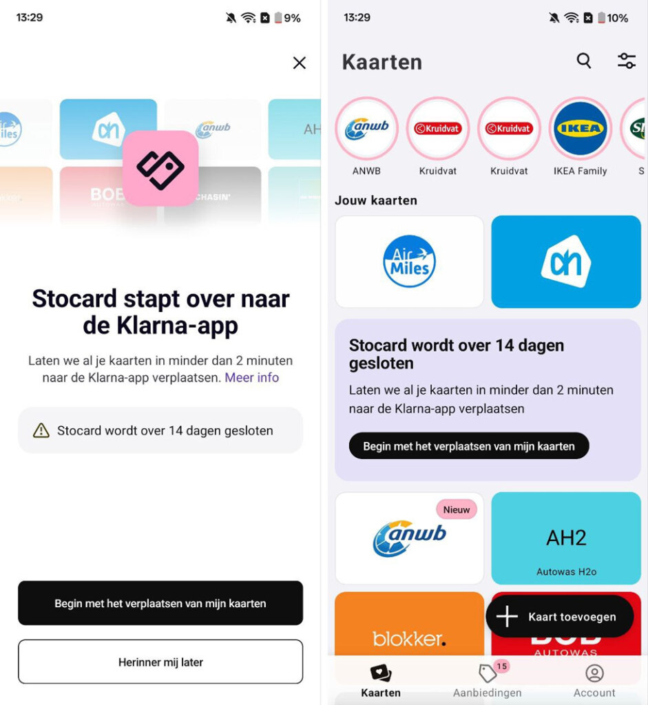 Stocard stopt ermee; gebruikers op zoek naar alternatieven